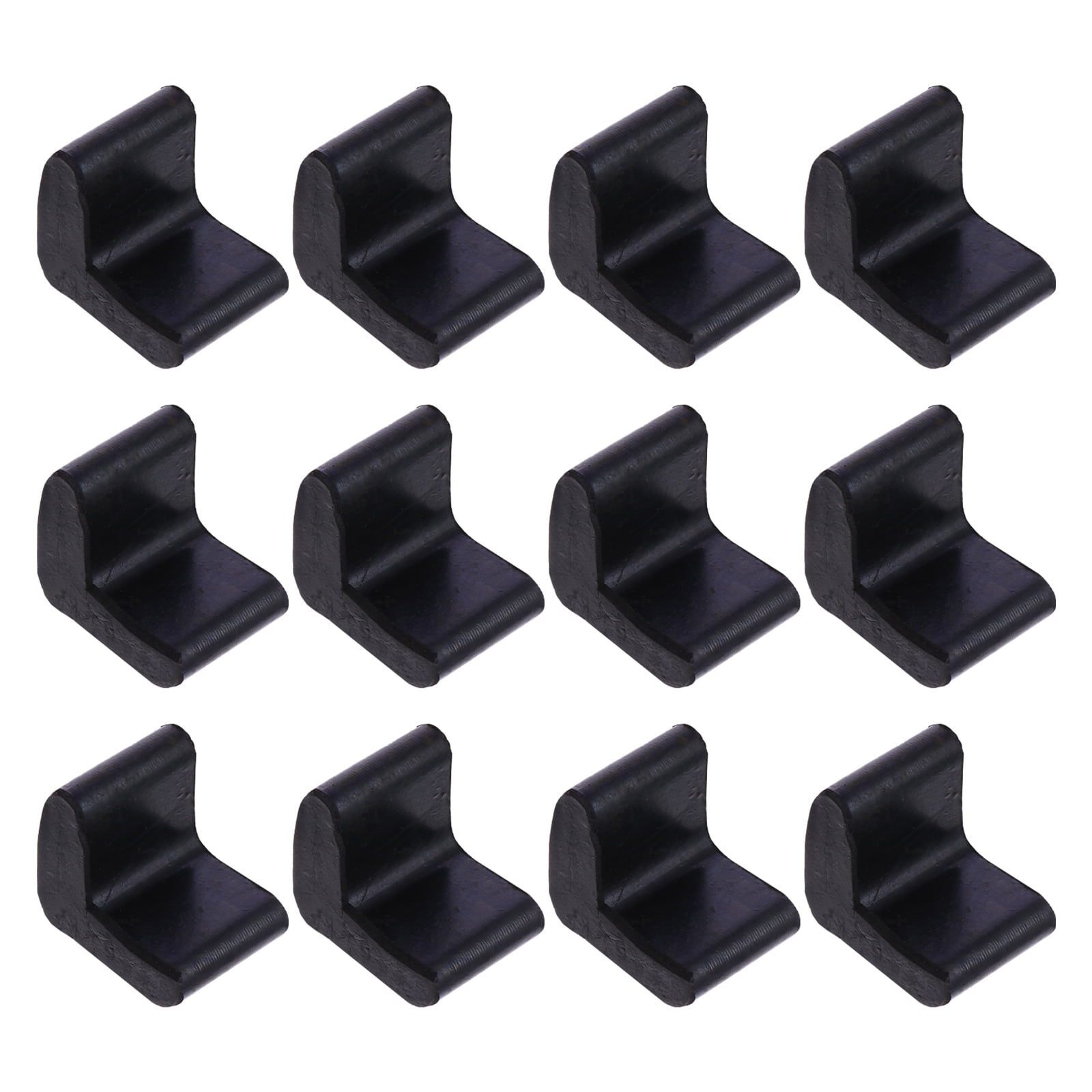 POPETPOP 30pcs L Shaped Rubber Angle Iron Caps Furniture Angle Pads Bed ...