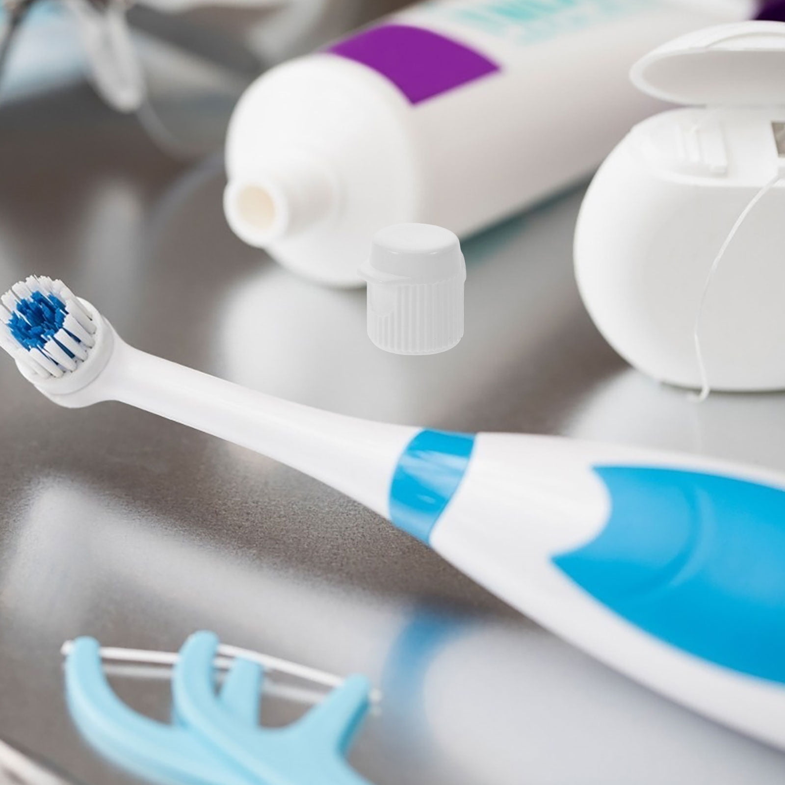 30pcs Travel Toothpaste Covers with Flip Design Screw in Toothpaste ...