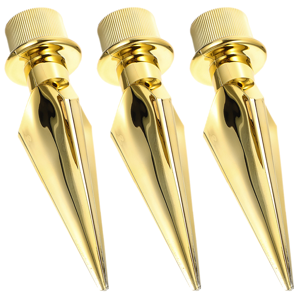 POPETPOP Golden Plastic Flagpole Topper for and Safe LongLasting Use ...