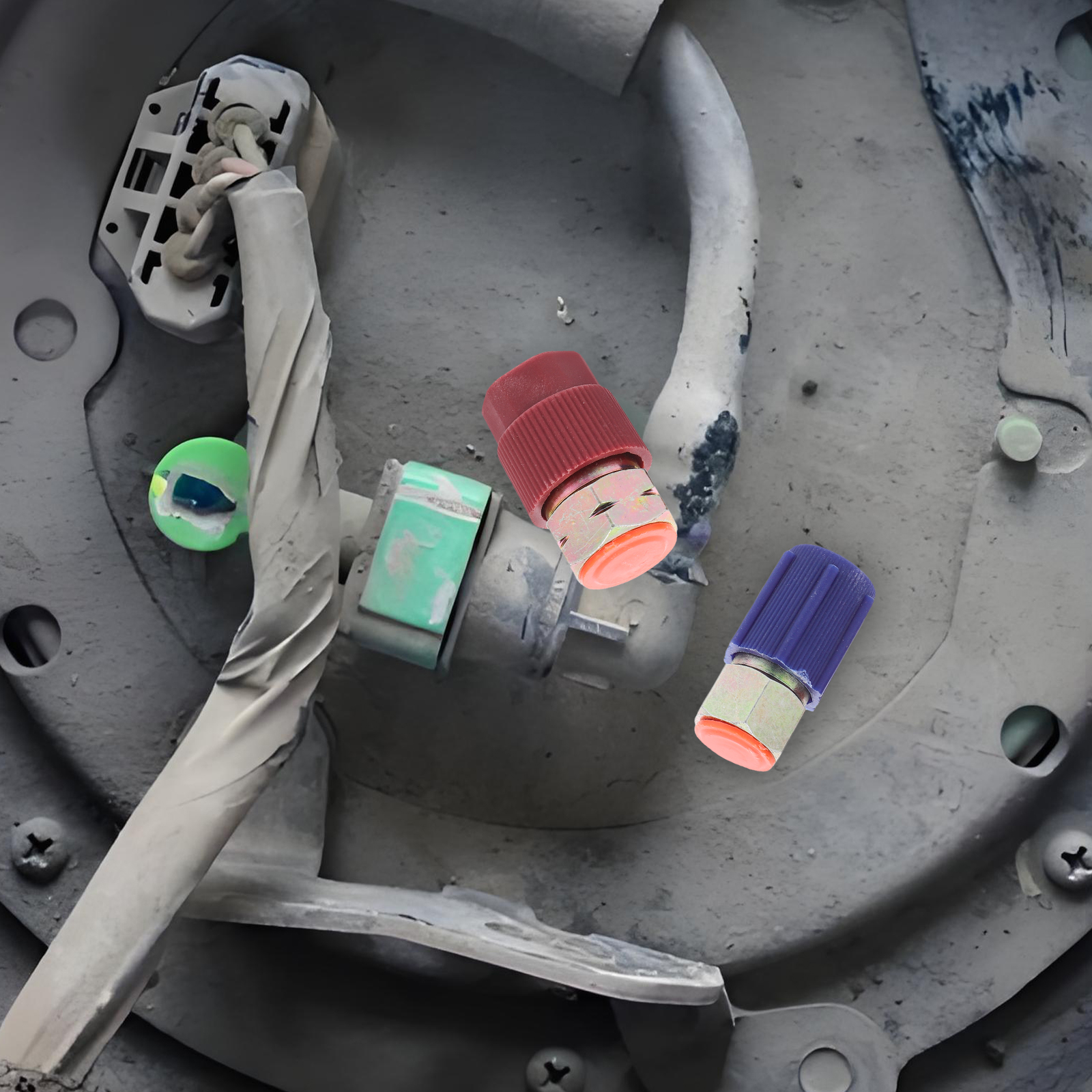 POPETPOP 4 PCS/ Set Quick Disconnect Quick Coupler A/C Car Charging ...