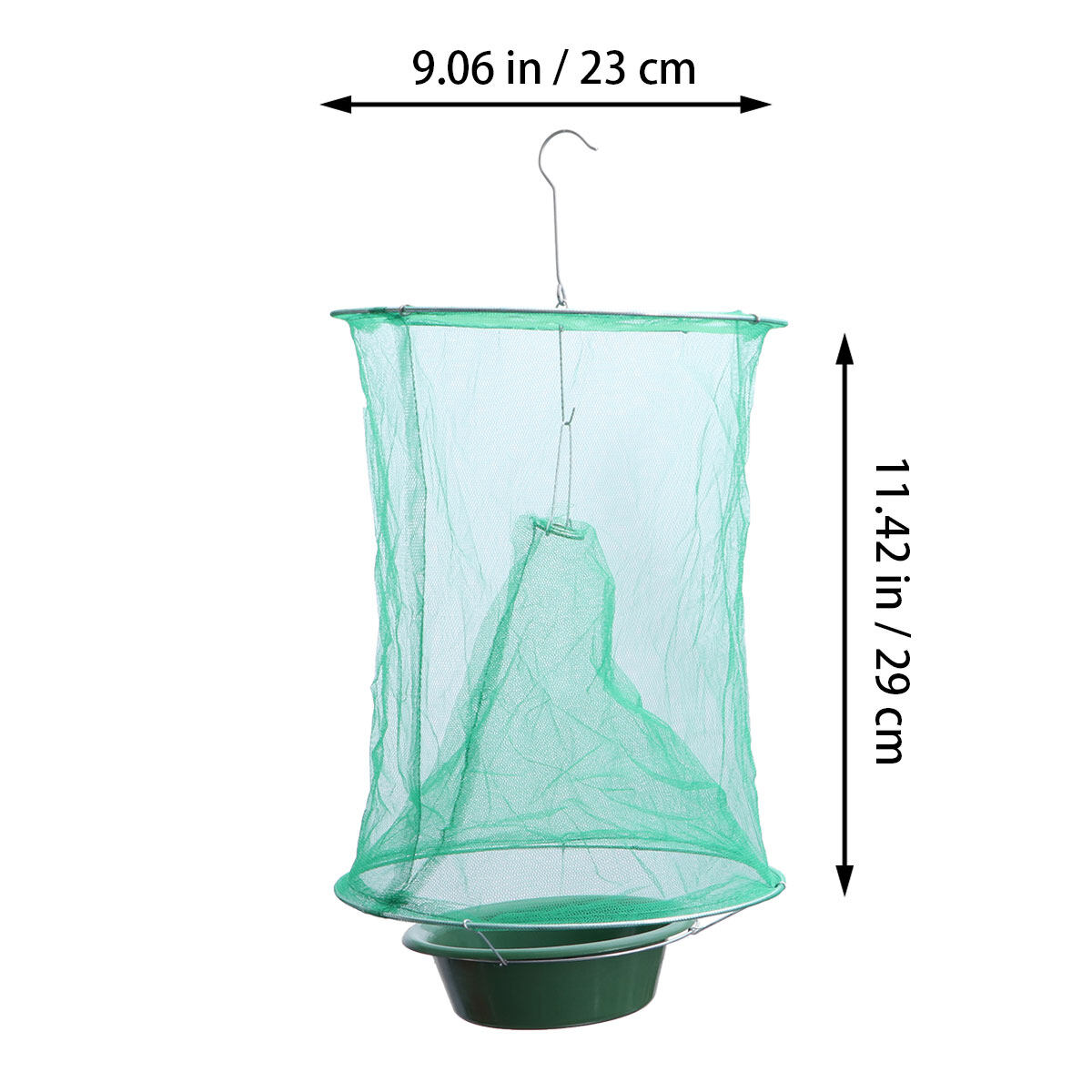 POPETPOP 4pcs Reusable Hanging Fly Catcher Flies Killer Flytrap Cage ...