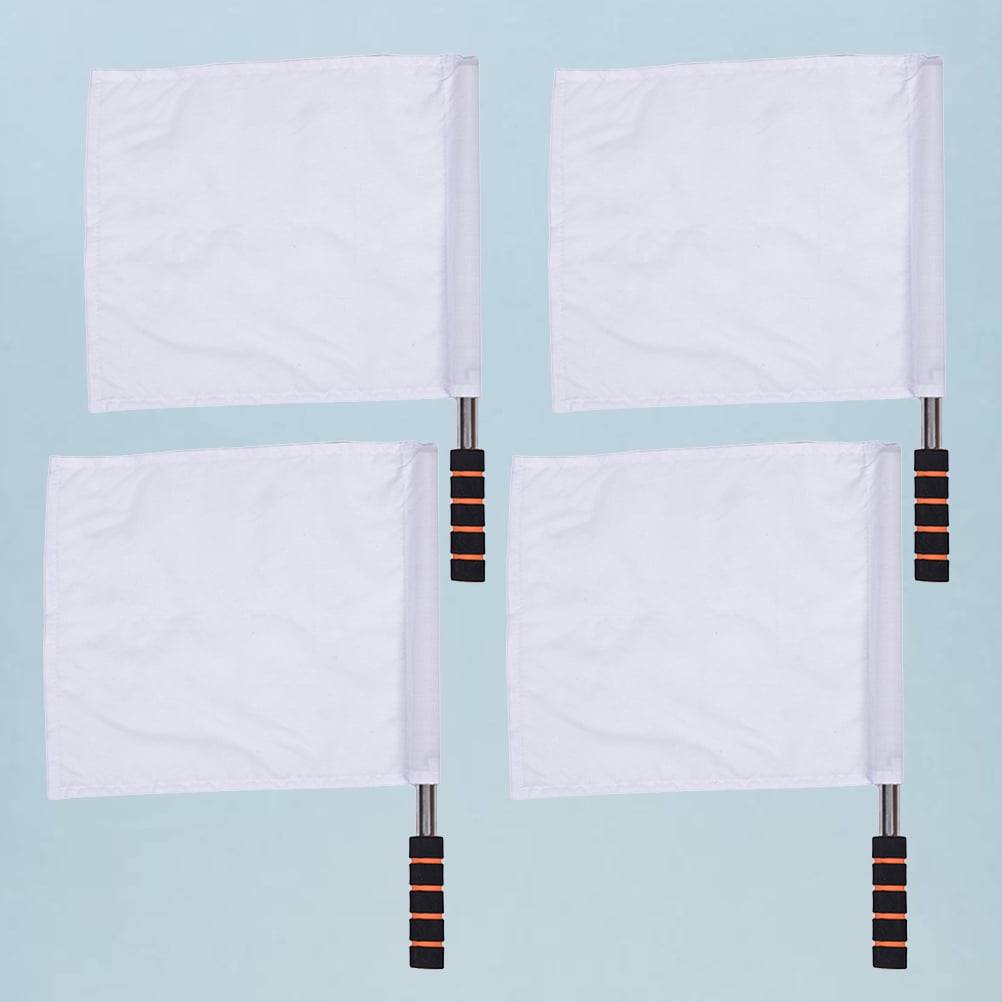 POPETPOP 4pcs Track and Field Events Referee Flag Match Stainless Steel ...
