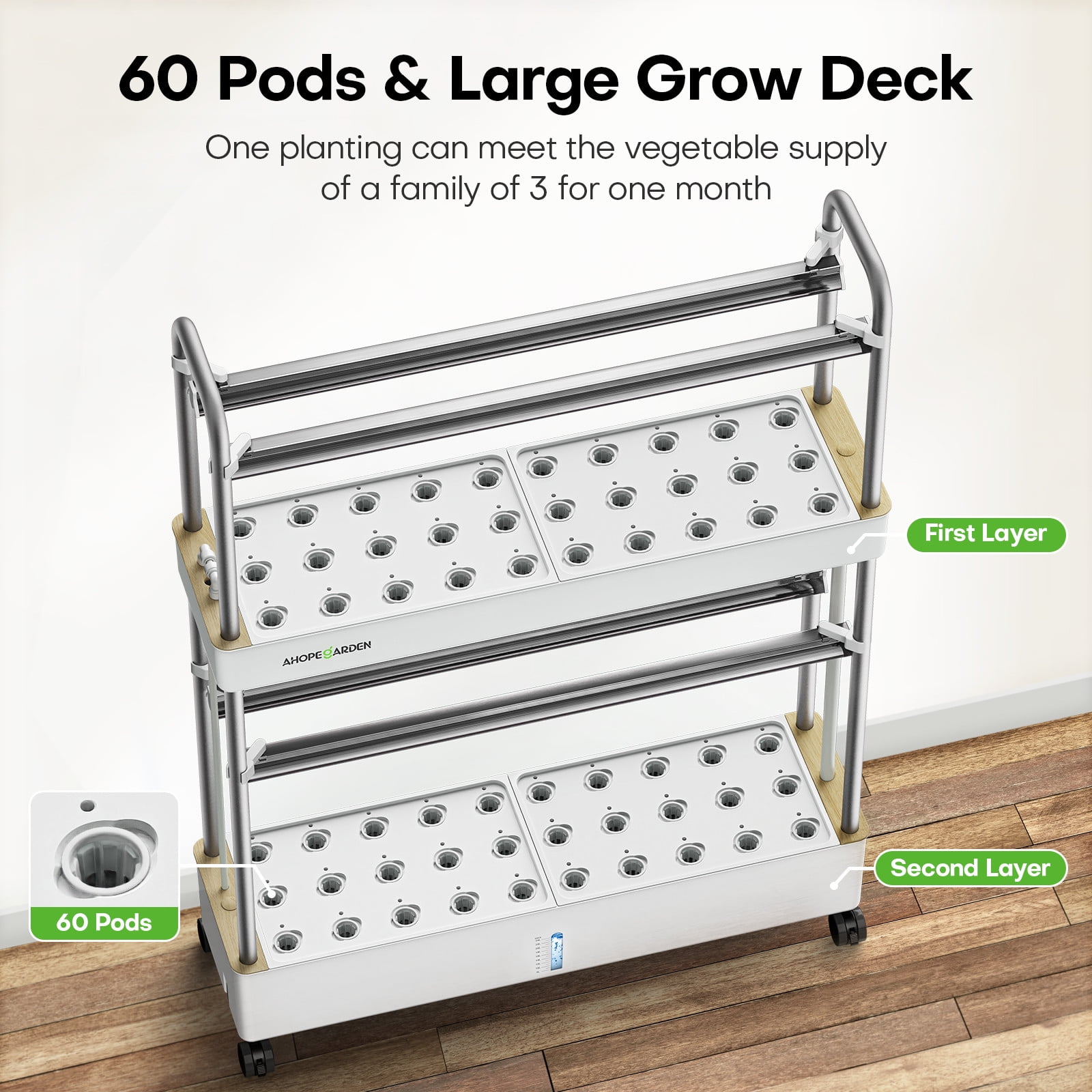 POPETPOP Ahopegarden Z210 Intelligent Planter Hydroponic Plant Seeds ...