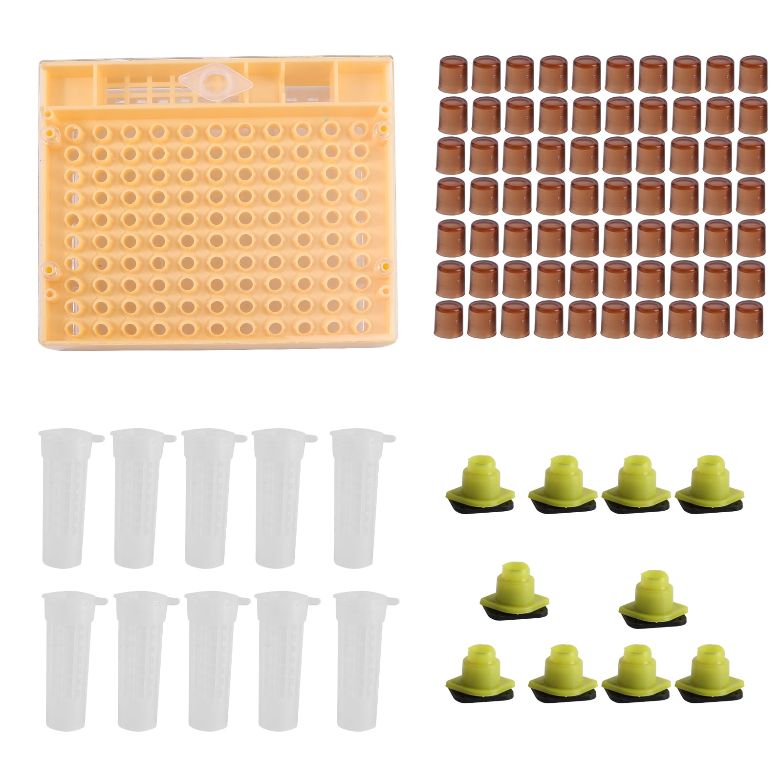 POPETPOP Bee Queen Rearing Cup Kit System, Bee Beekeeping Catcher Box ...