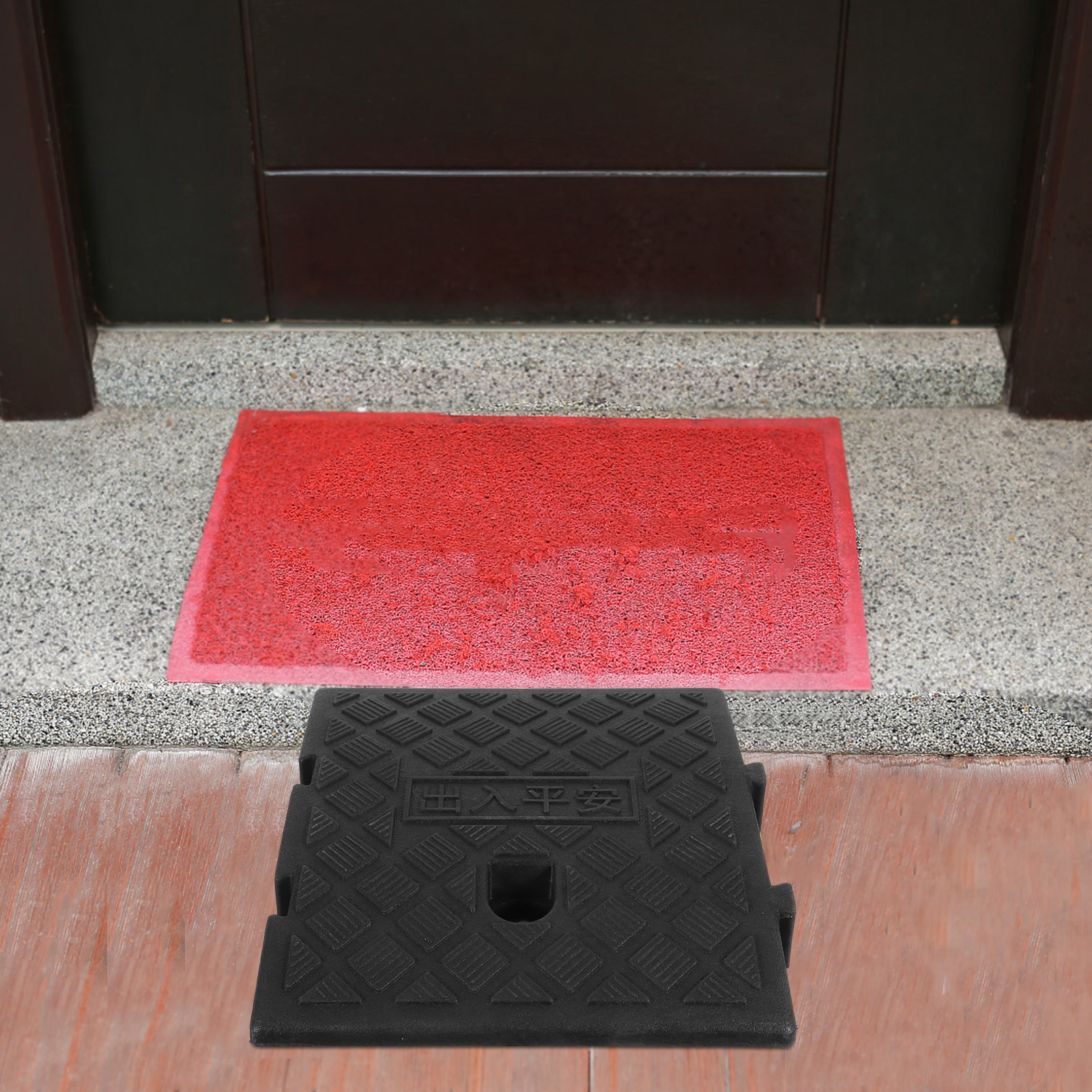 POPETPOP Robust Plastic Vehicle Ramp with Screw Holes for Secure ...