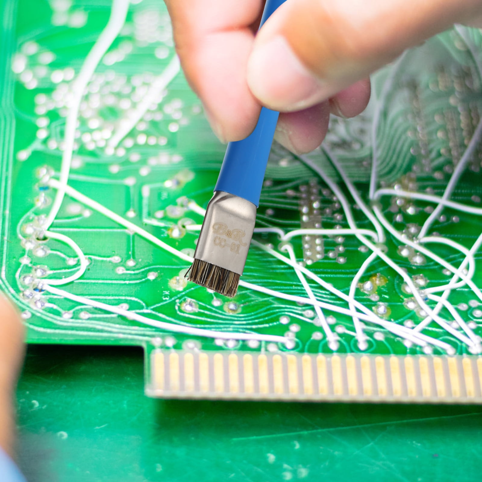 POPETPOP Double Phone Maintenance Brush Anti Static Motherboard Circuit ...