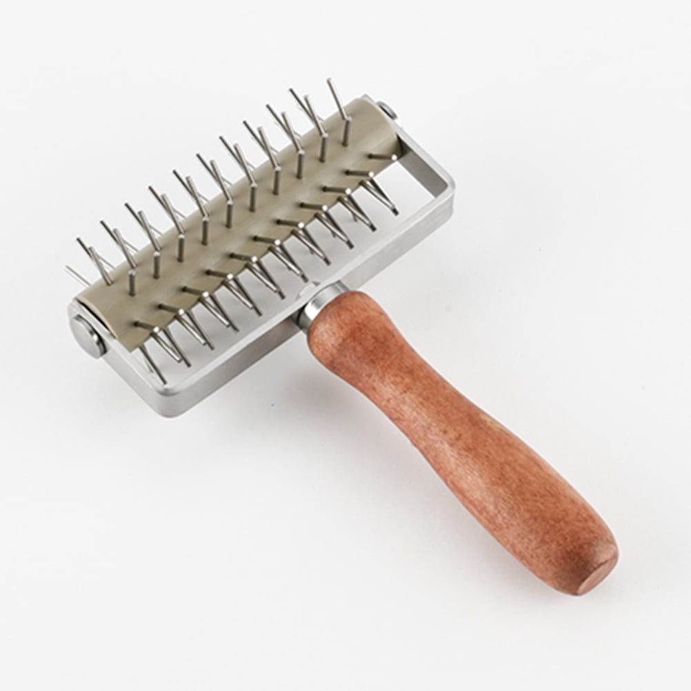 POPETPOP Handle Roller Docker Stainless Pizza Docker Pizza Cake Pie ...