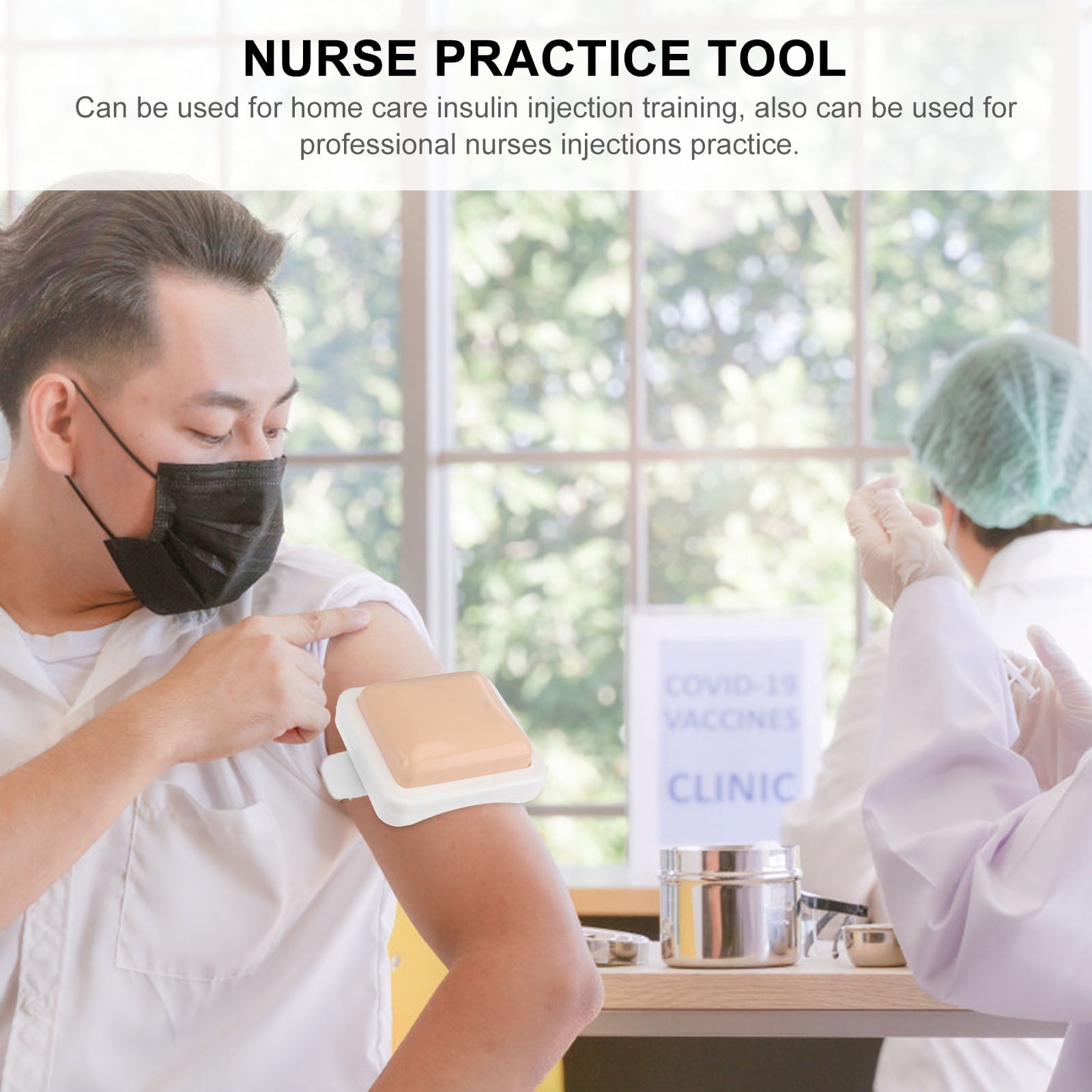 POPETPOP Injection Pad Plastic Intramuscular Injection Training Pad For ...