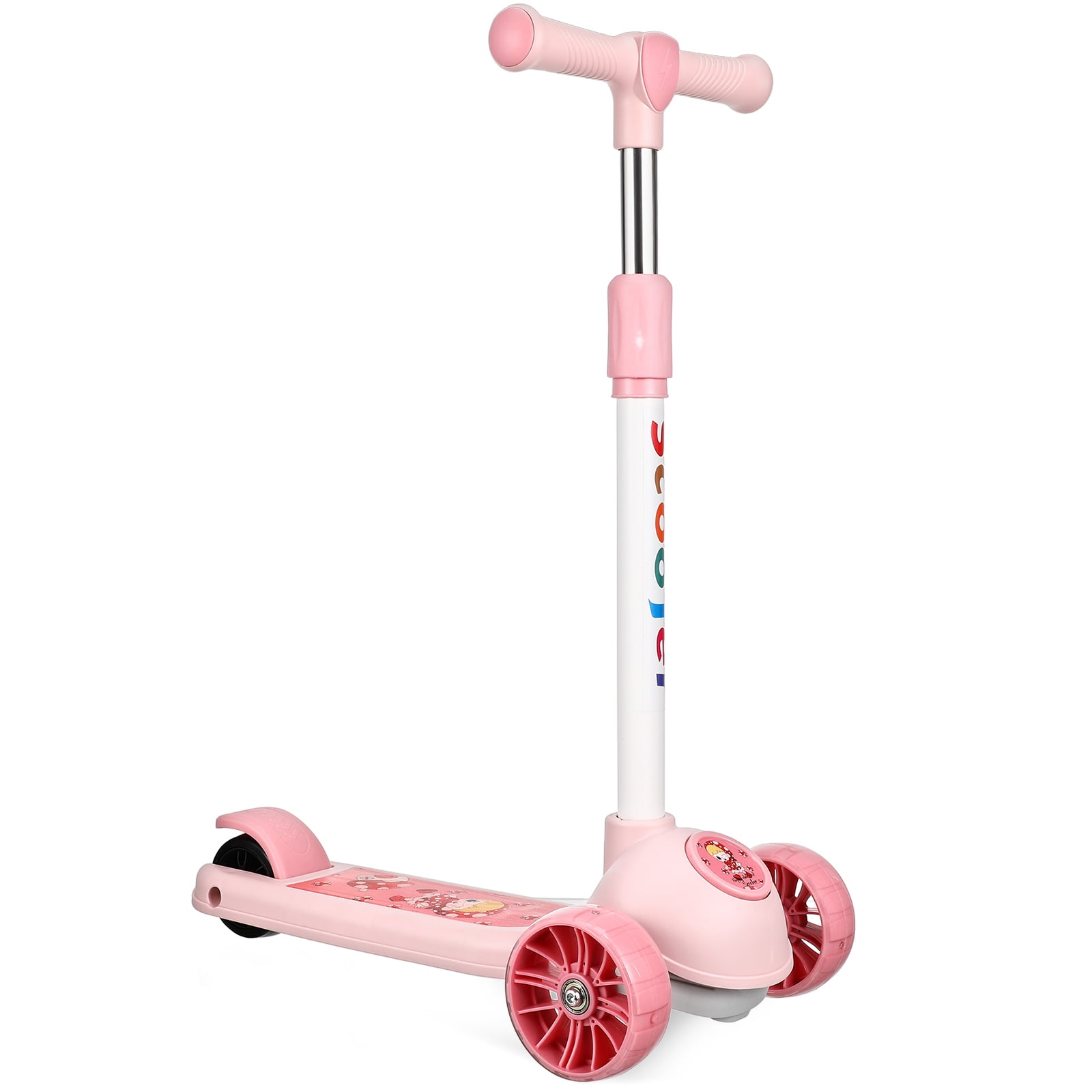 POPETPOP Kids Scooter Pink 1 Set 28.3x20.5x10.6in - Walmart.com