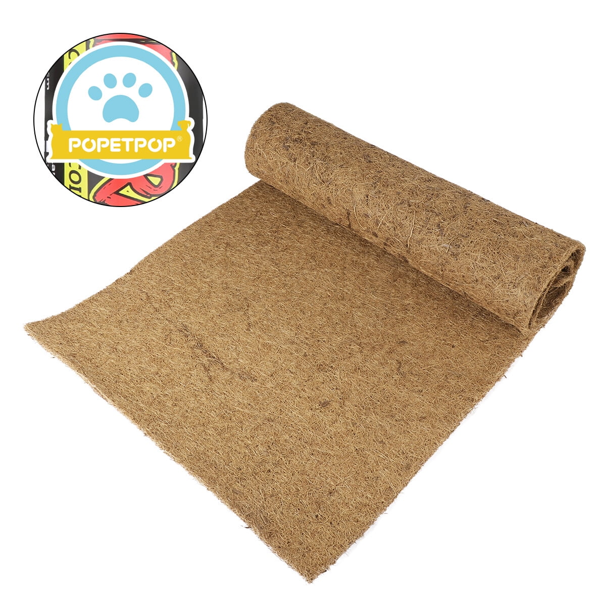ibasenice Golden Coconut Fiber Mat for Reptile Tanks Perfect Substrate ...