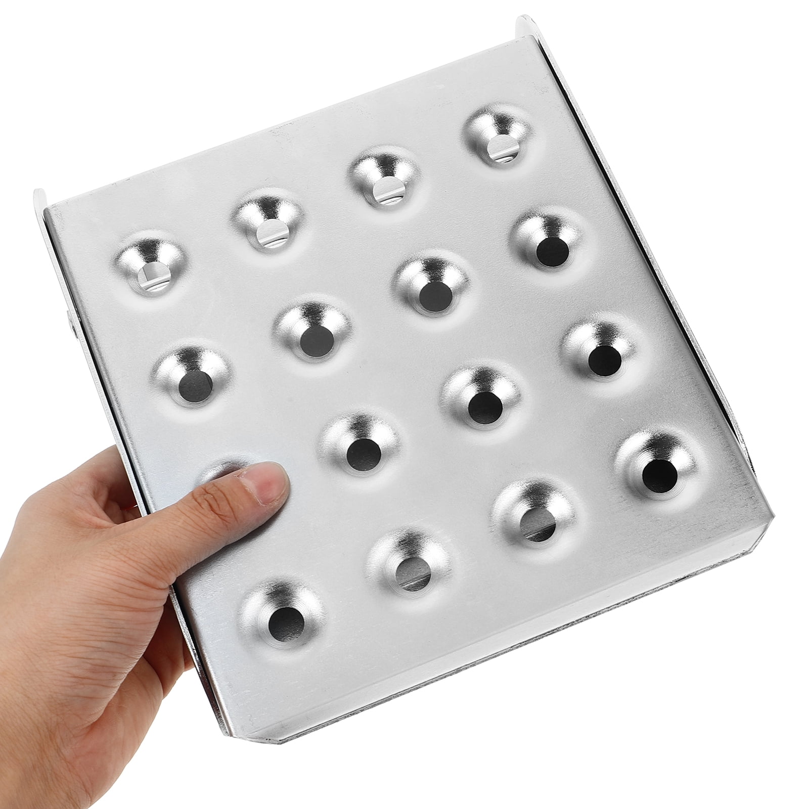 POPETPOP Stainless Steel Non-Slip Foot Pedal Container Climbing Ladder ...