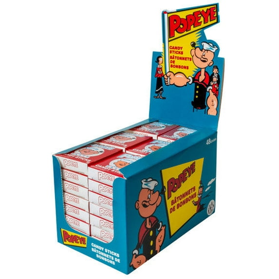 POPEYE Candy STICKS 16g per box 48ct - Walmart.com