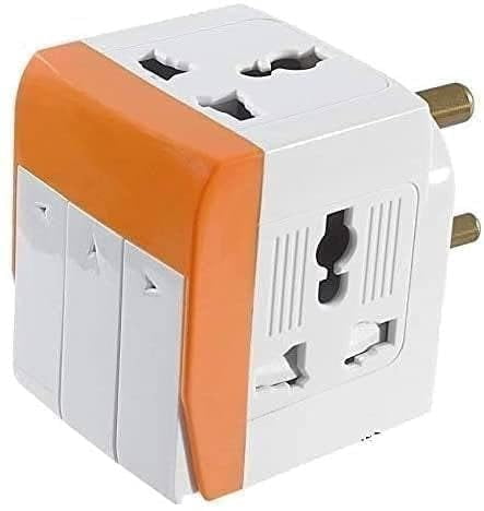 POPLEY 3 Way Plug Adapter Universal Travel Adapter with Individual ...