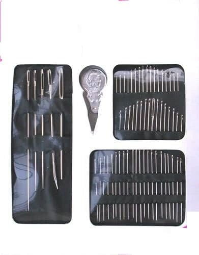 POPLEY 60 pcs Needles Hand Sewing Needles Stainless Steel Sharp Hand ...