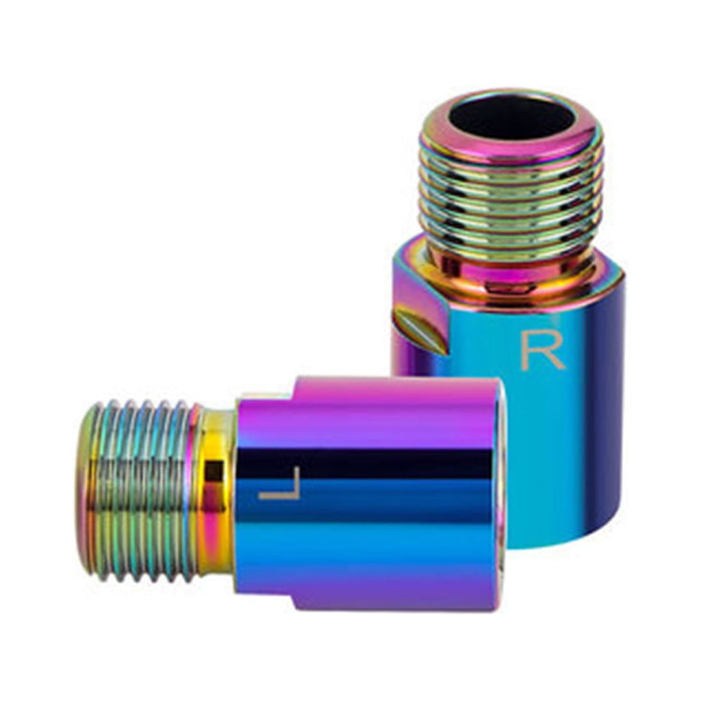 POPLIS 1 Pair Chrome-molybdenum Steel Bike Pedal Axle Extenders Cycling ...