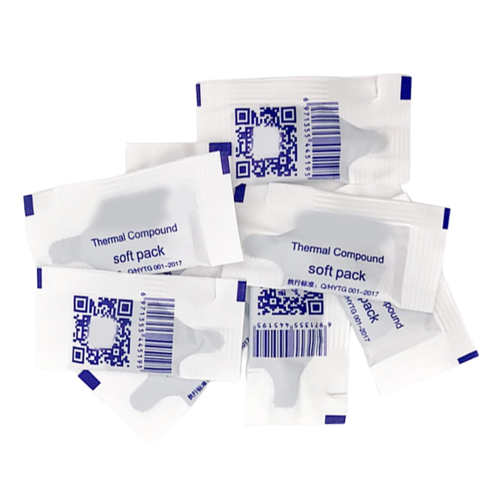 POPLIS 100Pcs/lot Silicone Thermal Conductive Grease Pastes Heat-sink ...