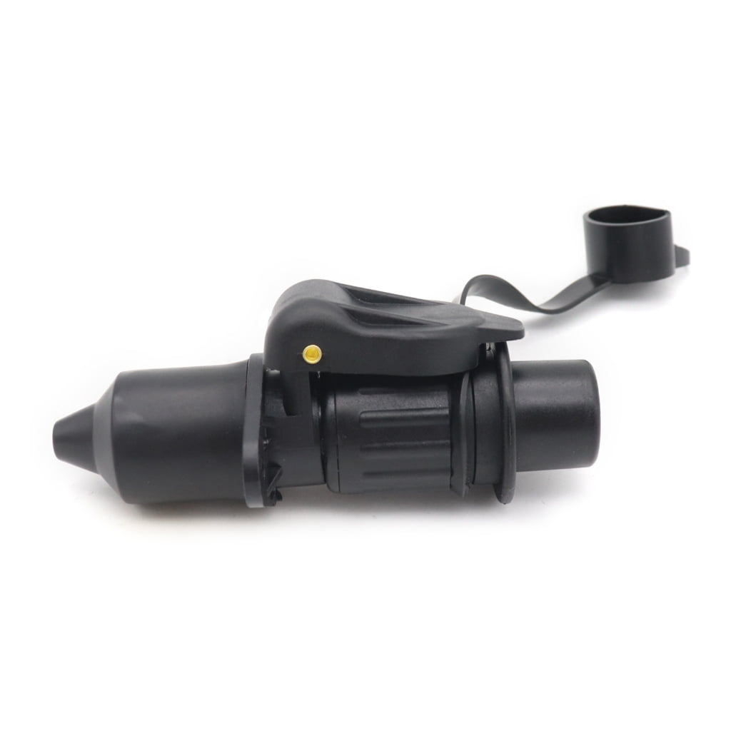 POPLIS 12V 3 Pin Plastic Trailer Plug Socket Wiring Connector Adapter ...