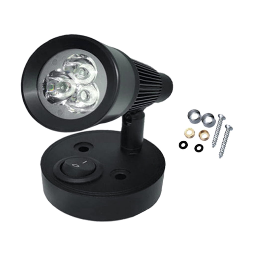 POPLIS 12V LED Reading Light RVs Reading Lamp with Switch 12V Swivels ...
