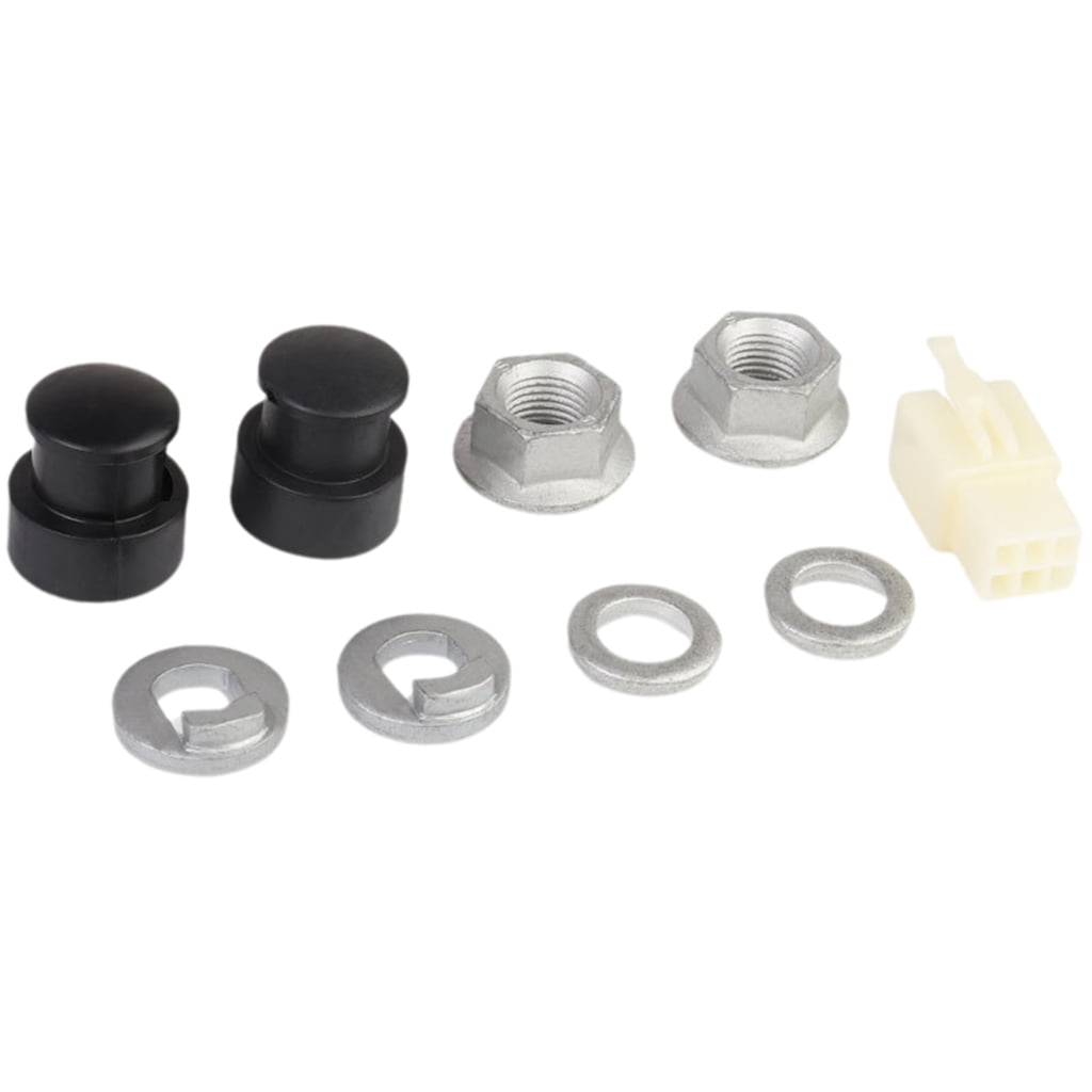 POPLIS 12mm 14mm Shafts Screw Caps Washer/Spacers/Nut Cover Electric Bicycles Hub Lock Bicycles ...