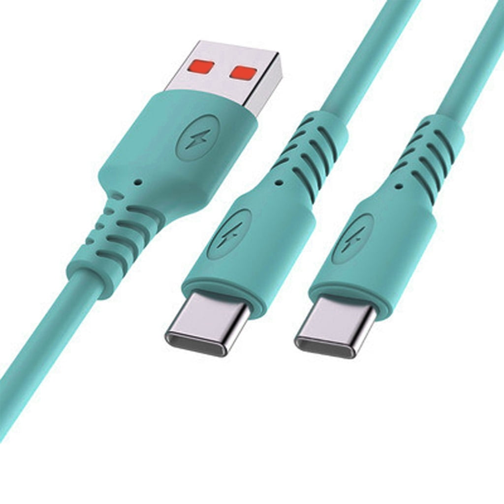 POPLIS 2 In 1 USB Cable Micro USB Type C Cable Charging For Phone ...
