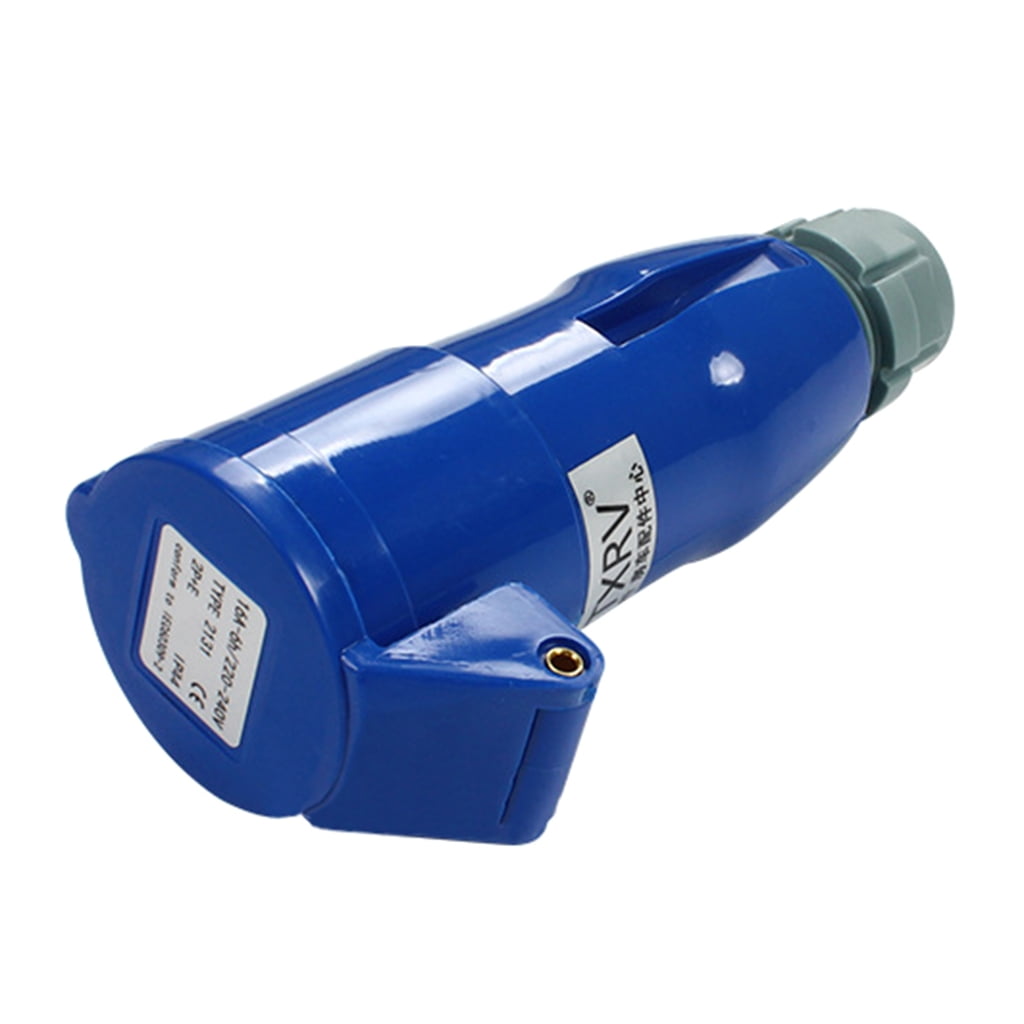 POPLIS 220V-250V RV External Power Plug Socket Electrical for Outdoor ...