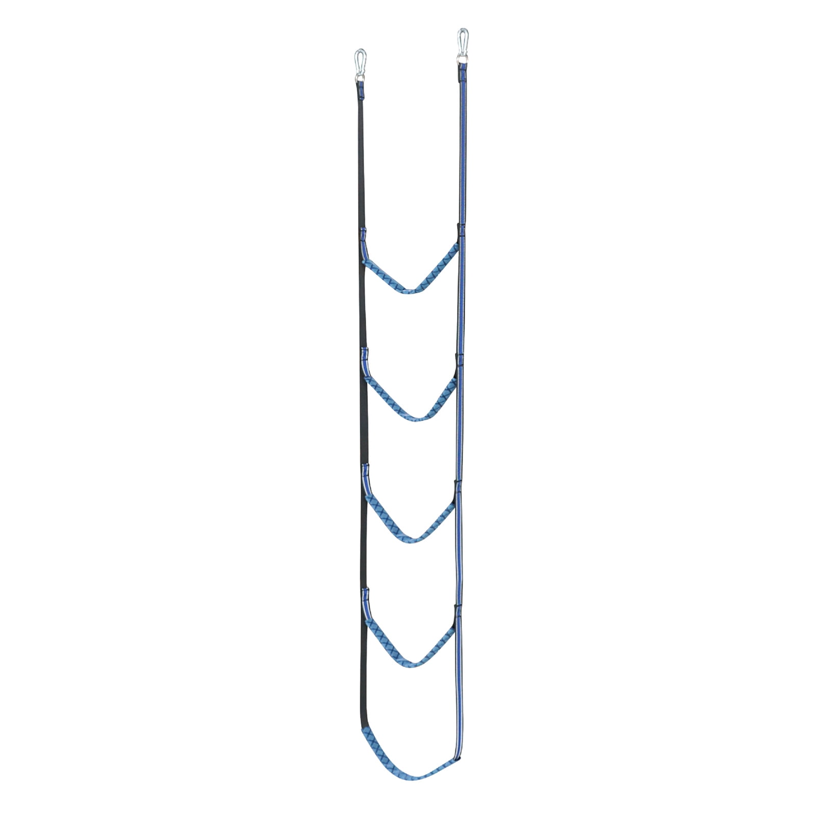 POPLIS 3/4/5 Steps Folding Rope Ladder Boat Marine Yacht Gunwale Cleat ...