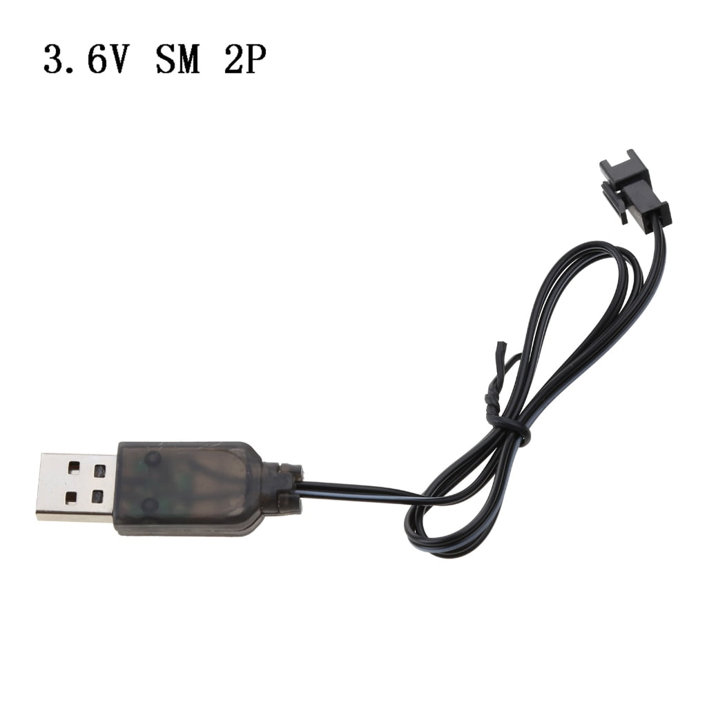POPLIS 3.6V 2P 250mA SM 2p plug USB Charger with Led Charge Indicator Lamp For NiMH NiCD RC Car ...