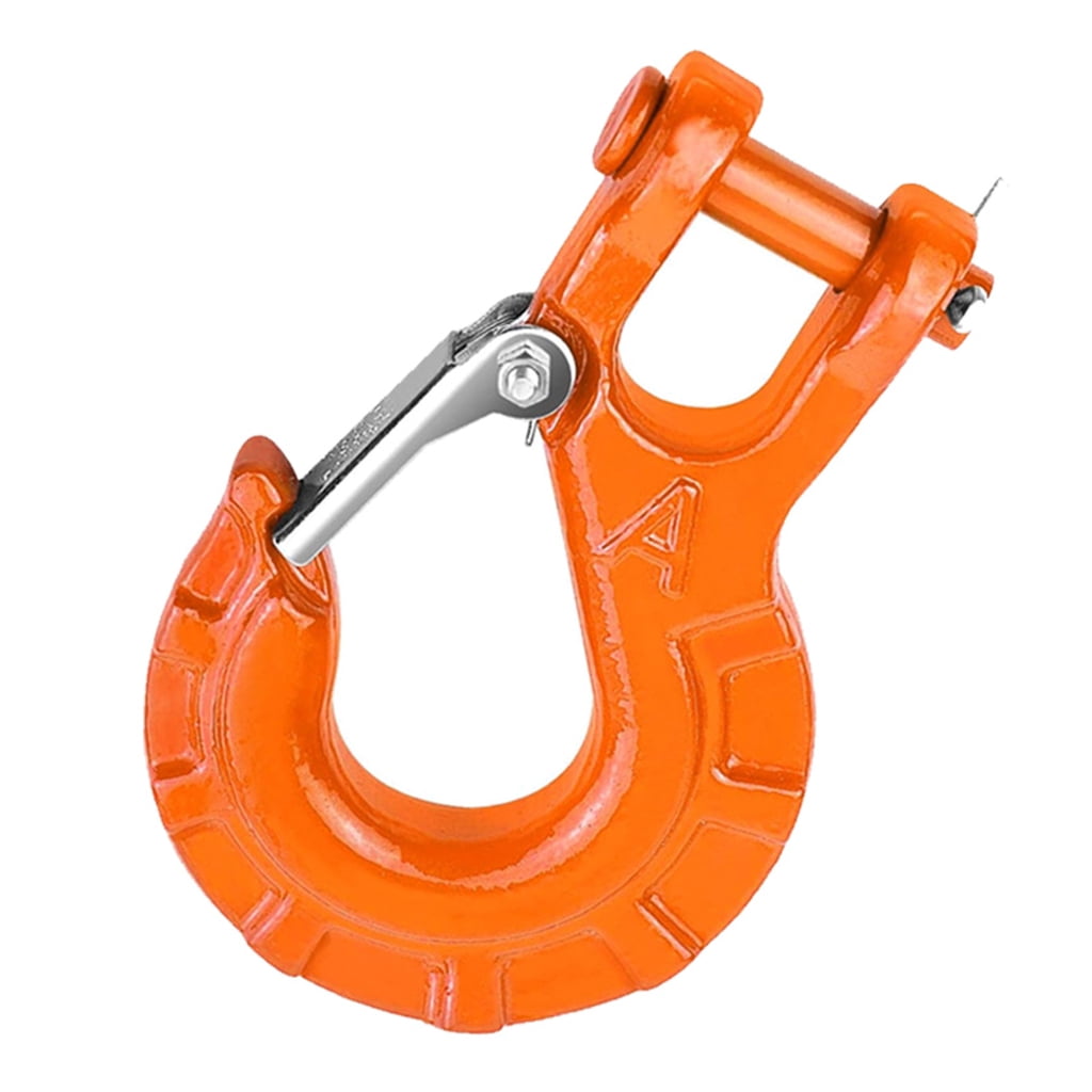 POPLIS 3/8" Winch Hook 6613lbs Loading Steel Winch Hook Winch Tow ...