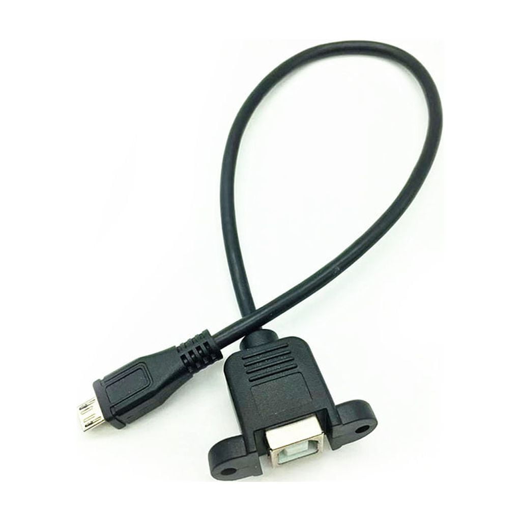POPLIS 30cm/50cm Micro USB Male to USB 2.0 B Type Female Connector ...