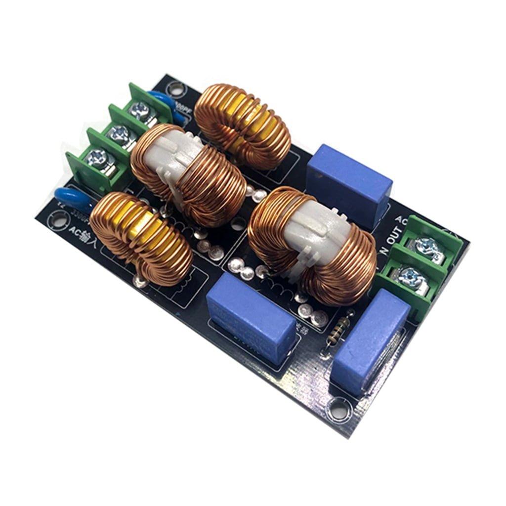 POPLIS 4A 10A 20A EMI Electromagnetic Interference Filter Module AC EMC ...