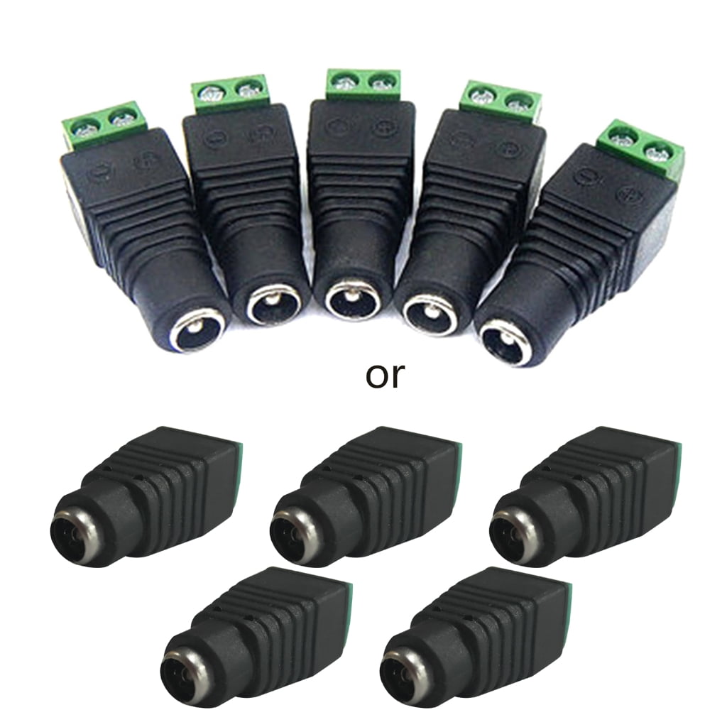 POPLIS 5pcs Welding-free for DC Female for Head Power 2.1x5.5mm Jack ...