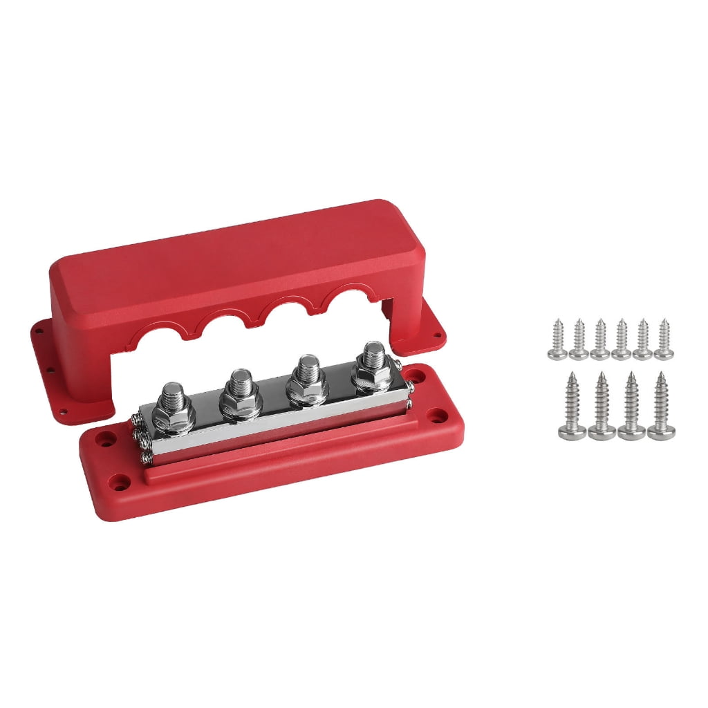 POPLIS 600A Bus Bar Heavy Duty Power Distribution Block Busbar Box Module For Car RVs - Walmart.com