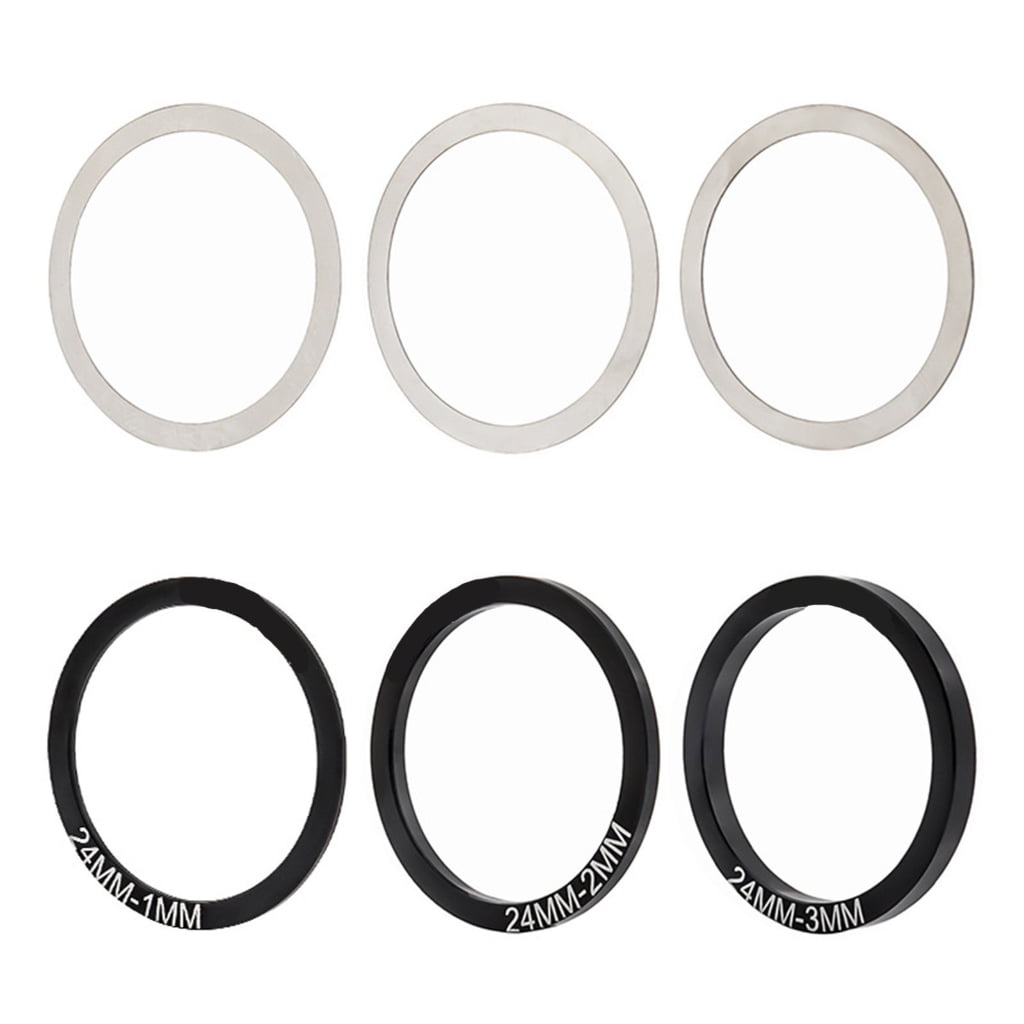 POPLIS 6pcs Light weight Crankset Washers Aluminum Alloys Bottom ...