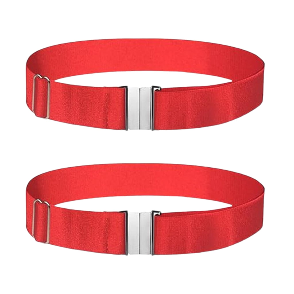 POPLIS Adjustable Elastic Leg Garter Harness with Metal Buckled Thigh ...