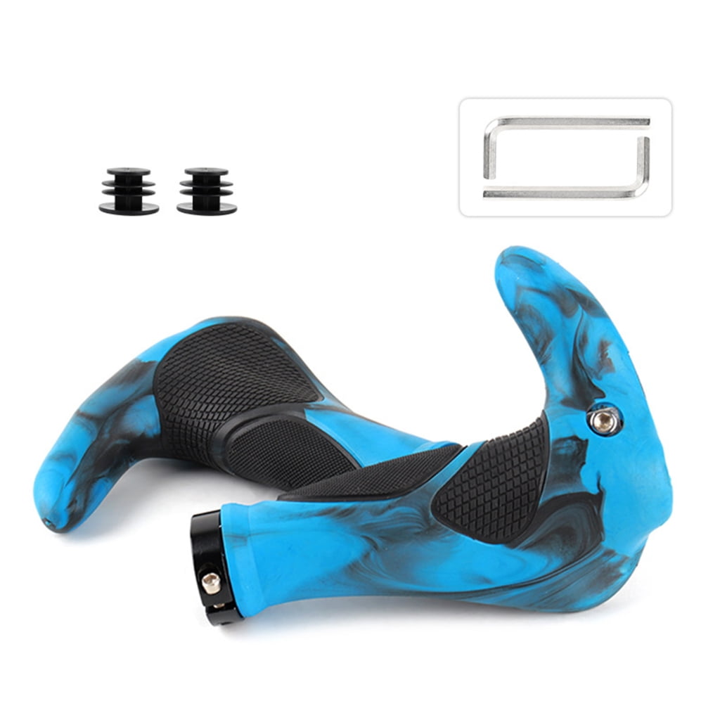 POPLIS Bike Handle Grips NonSlip Bicycles Handlebar Grips Replacement ...