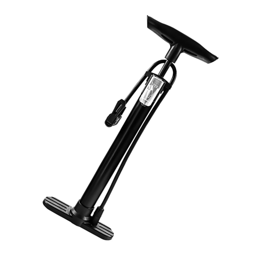 POPLIS Bike Tire Pump Hand Pump Inflator with Pressure Built-in ...