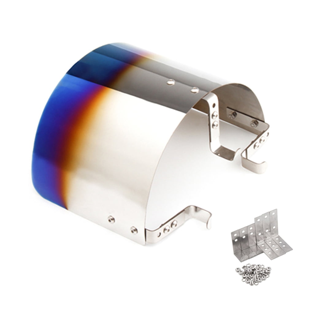 POPLIS Car Cold Air Intake Filter Cover Heat Shield 2.5"-3.5" Universal ...