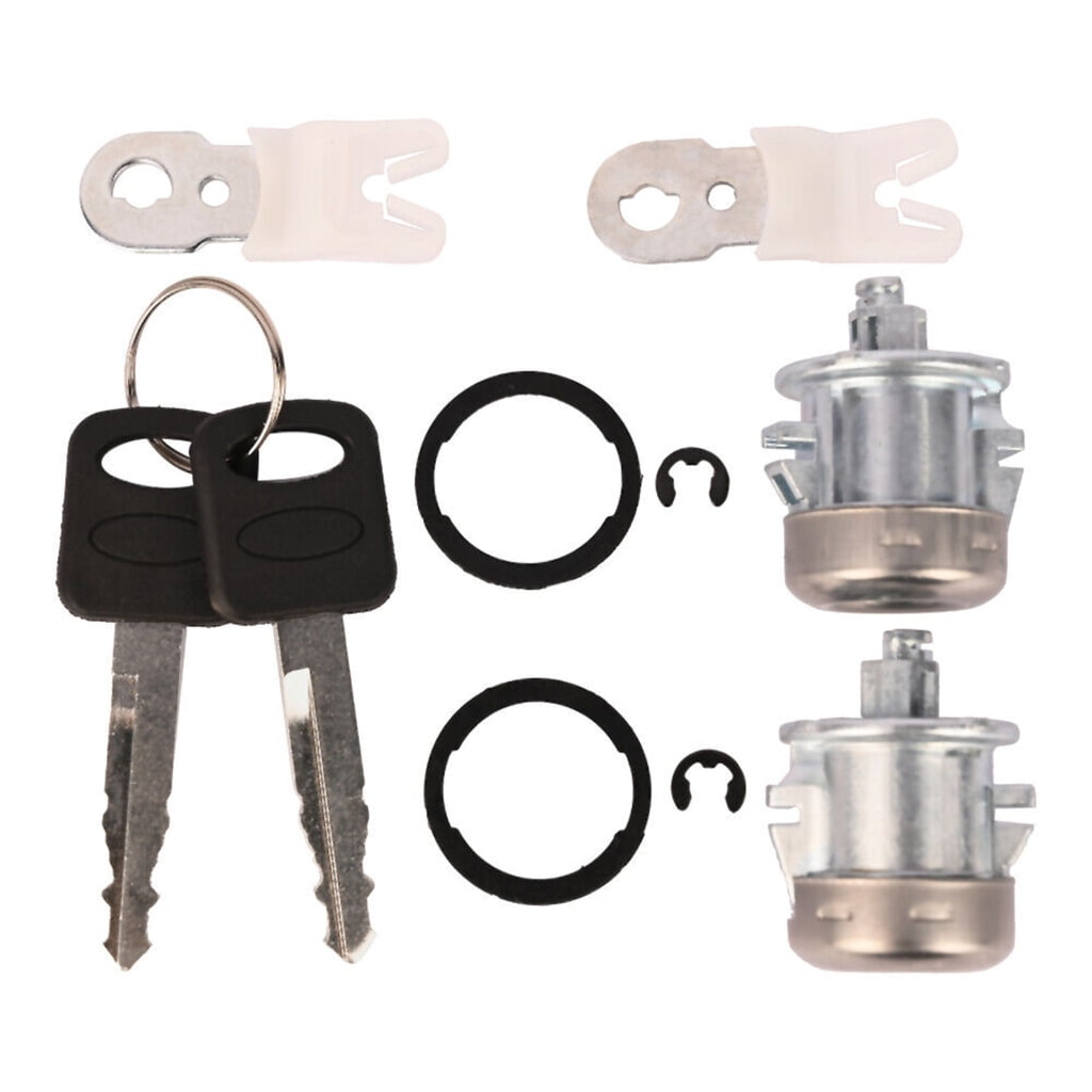 POPLIS Car Door Lock Barrel Cylinder with 2 Key for F350 F150 F250 ...