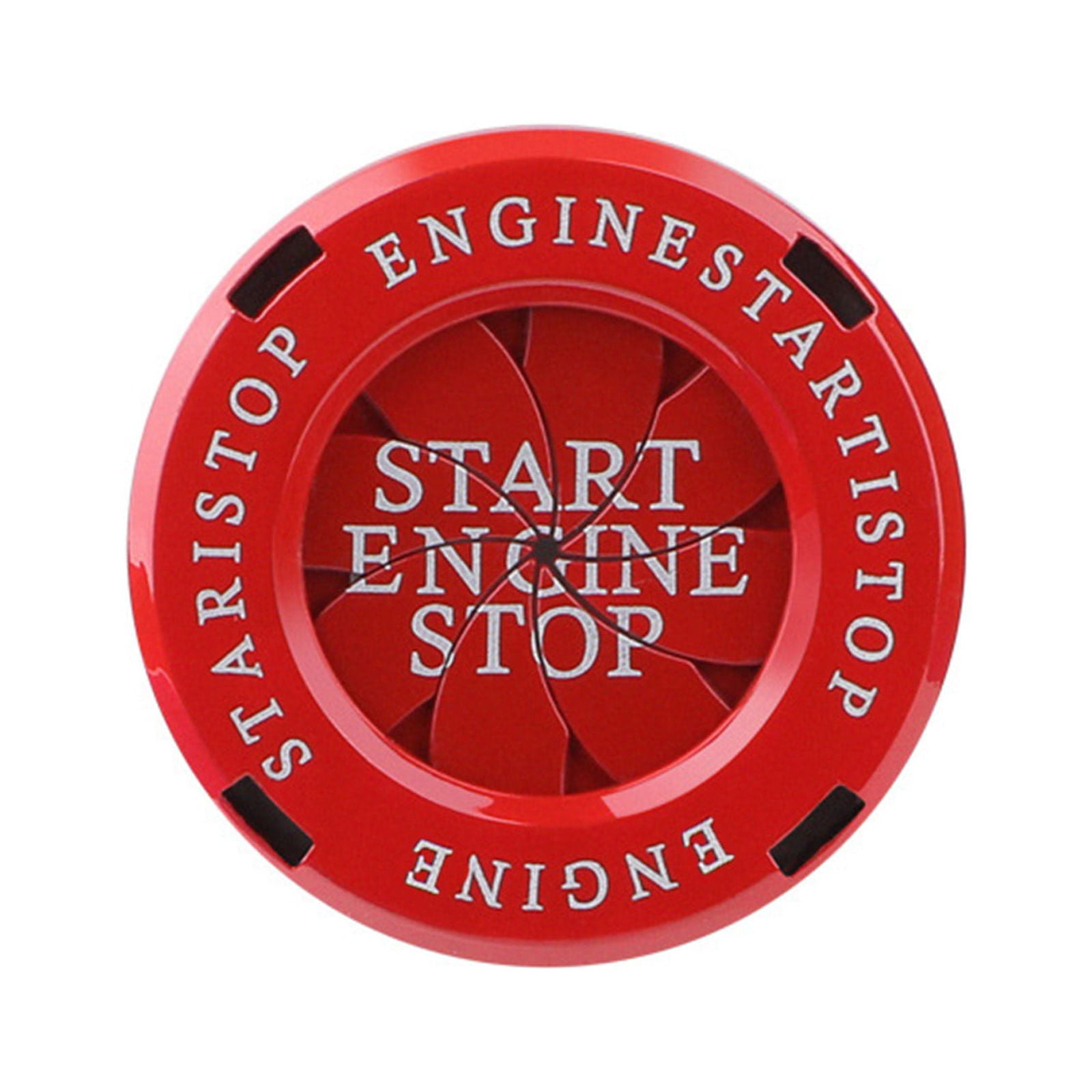 POPLIS Car Engine Start Stop Button Cover Ignition Switch Rotatable ...