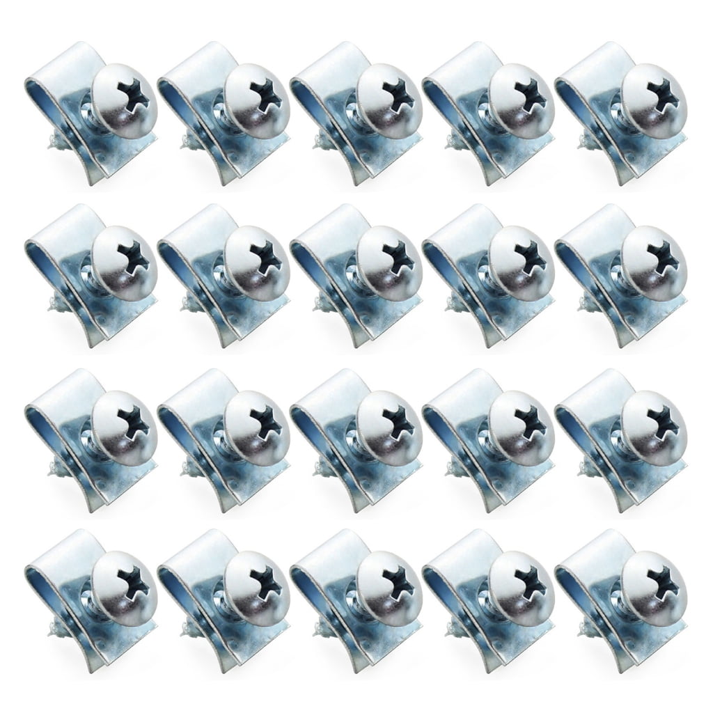 POPLIS Car Fastener Clips Plate Clamp Retainer-Fastener Rivet Clips ...