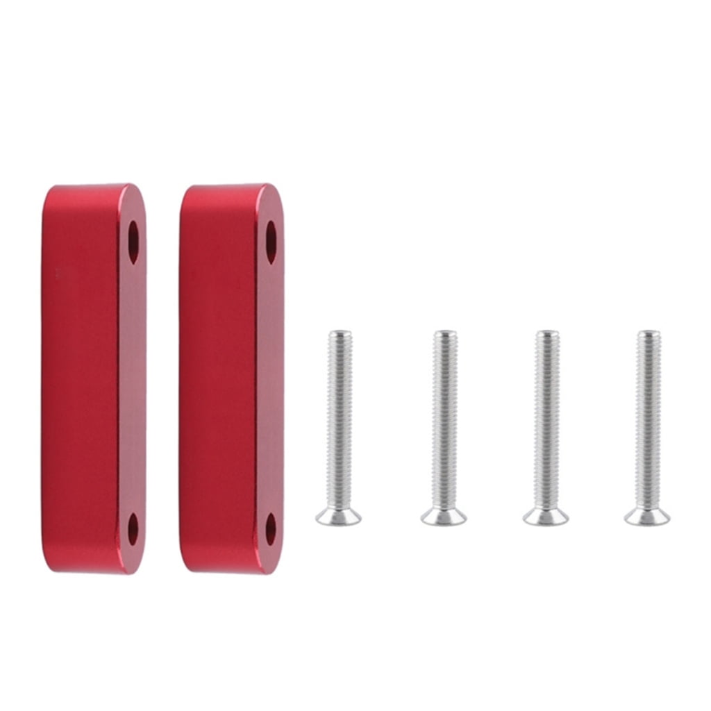 POPLIS Car Front Hood Vent Spacer Risers With Bolts Aluminum Engine ...