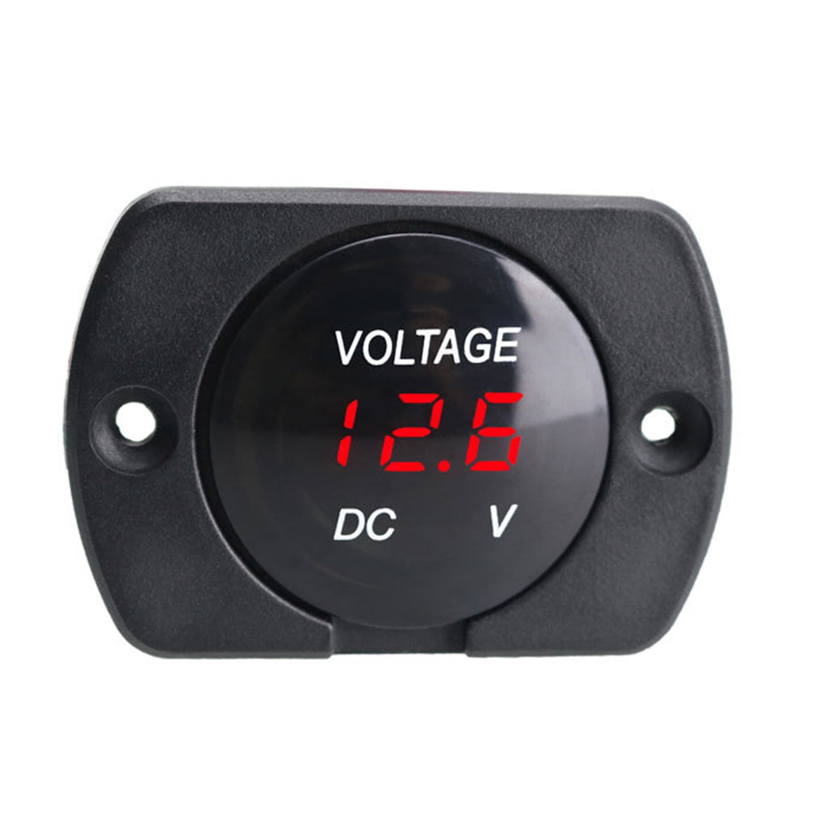 POPLIS Car Motorcycle Boat LED Digital Voltmeter Panel Volt Meter ...