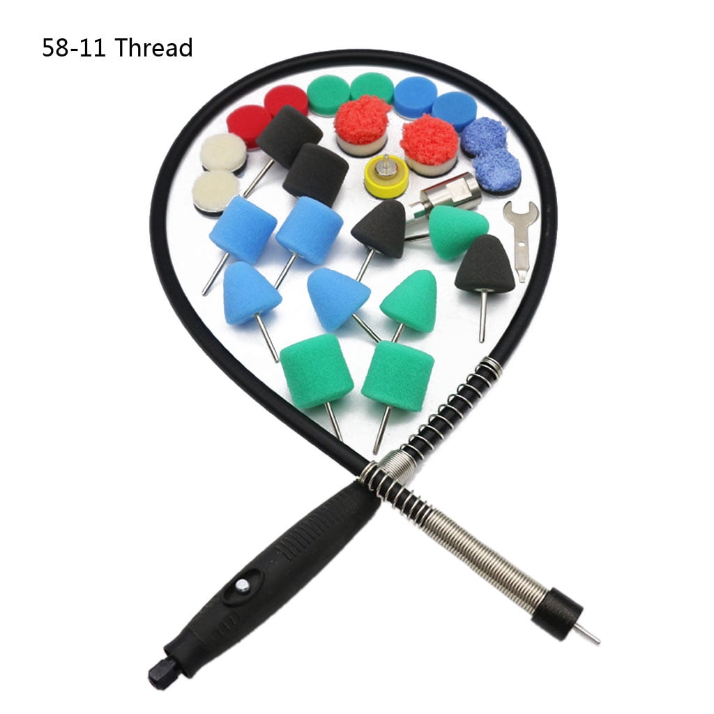 POPLIS Car Polish Cone Sponge Pad Wheel Polisher Buffer Waxing Wheel ...