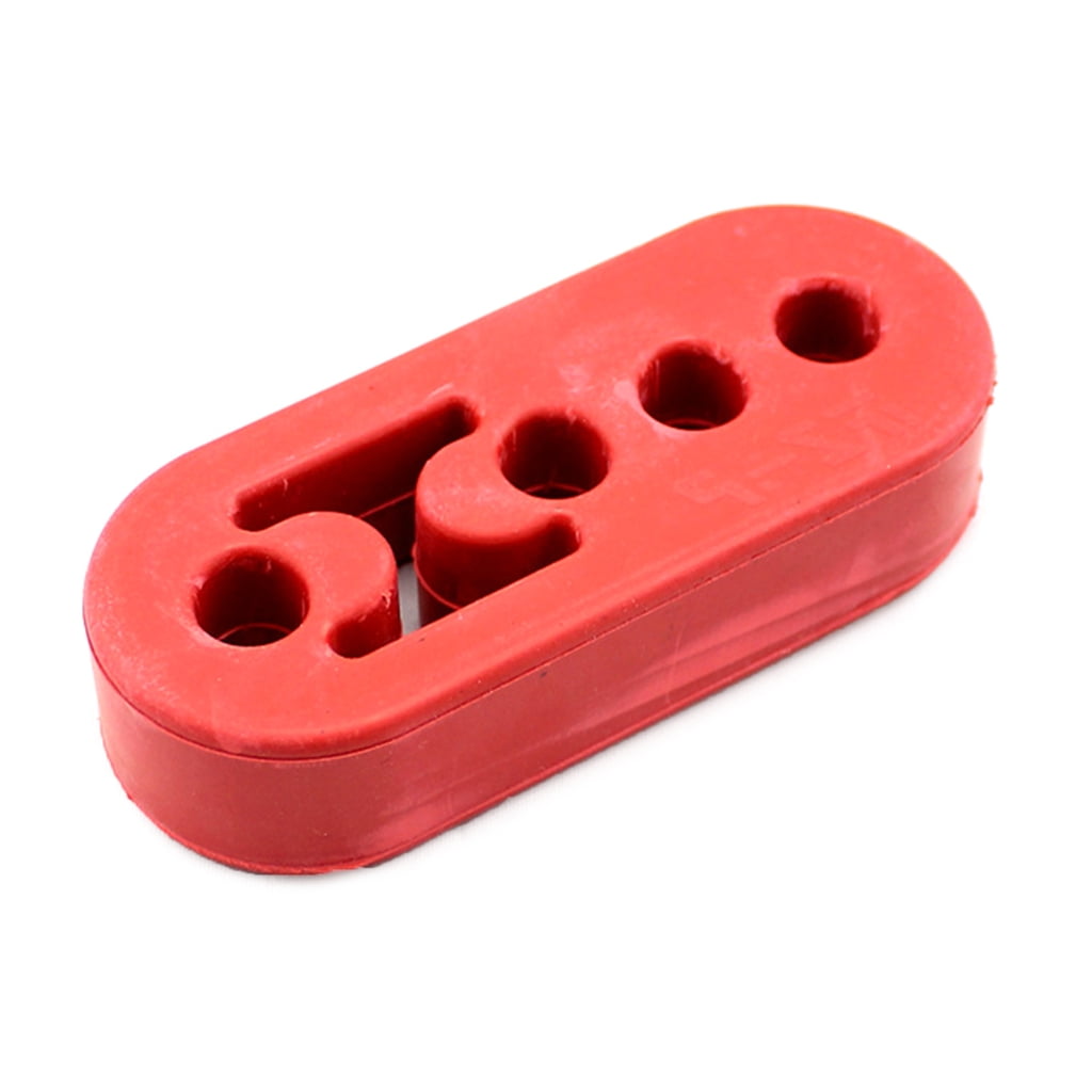 POPLIS Car Rubber Exhaust Tail Pipe Mount Bracket Hanger 4 Hole ...