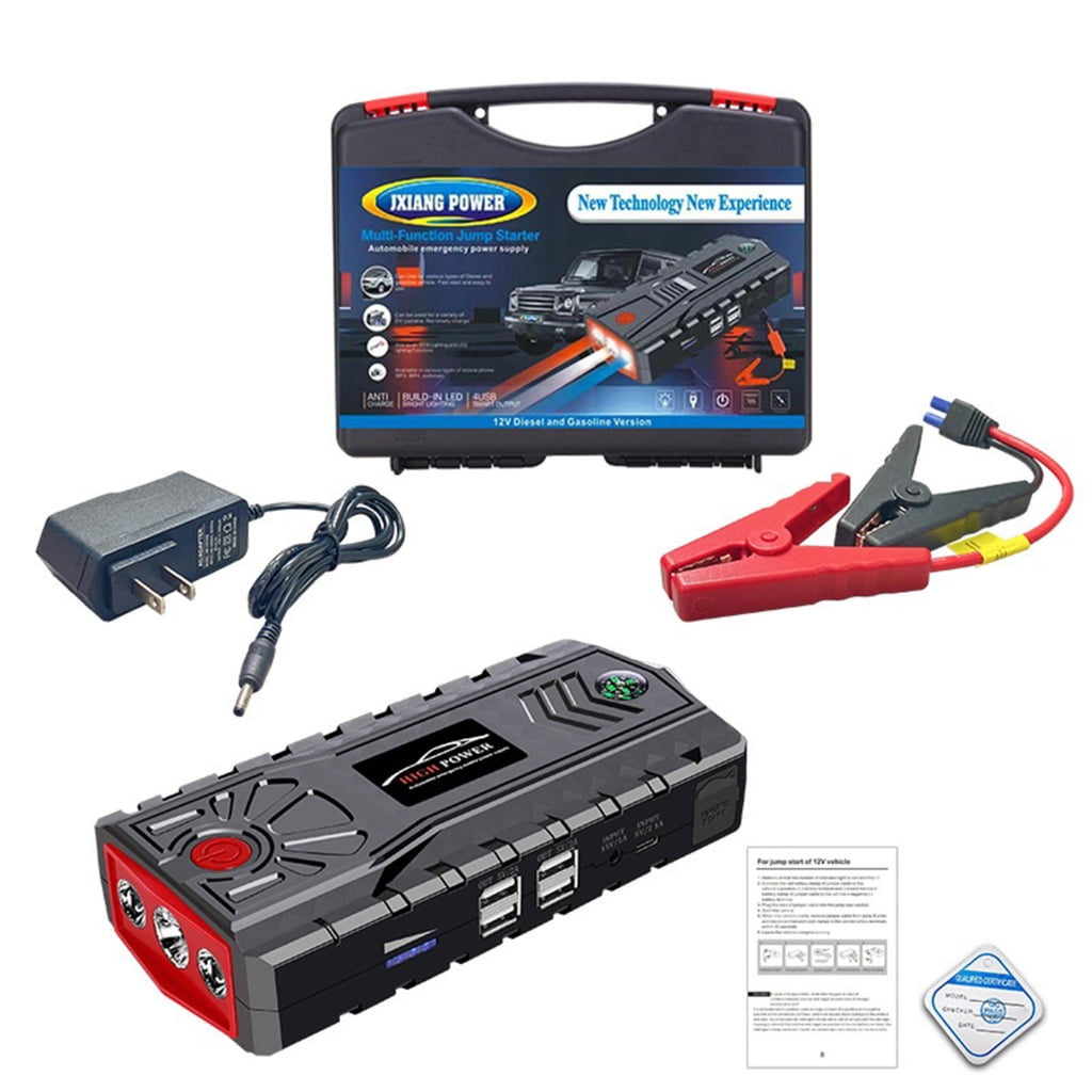 POPLIS Car Starter Portable Emergency Starting Power Supply 12V Battery ...