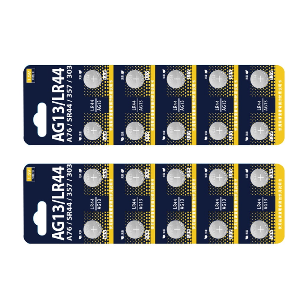 POPLIS Convenient 1.5 V LR44 Button Cell Battery for Watches Calculators Efficient Power ...