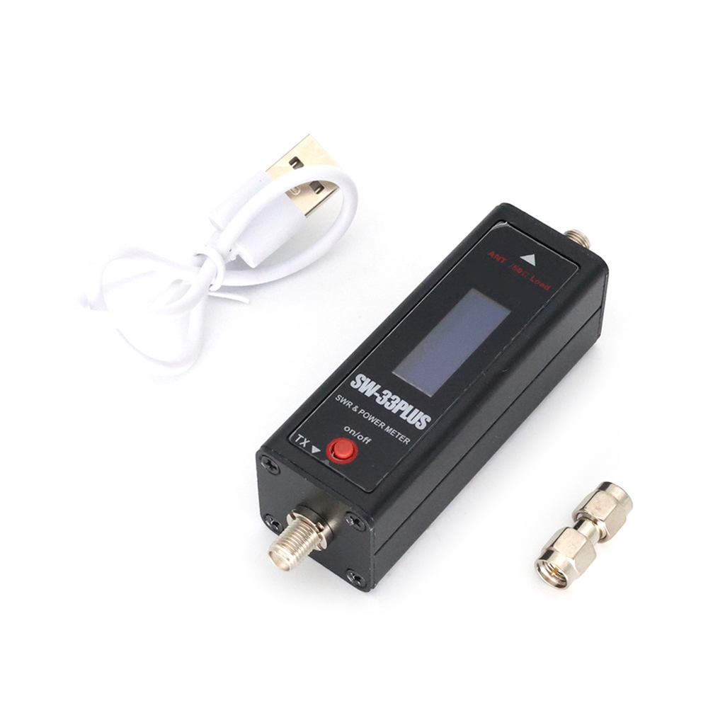 POPLIS Digital SWR&Power Meter VHF UHF StandingWaves Meter 125-525Mhz ...