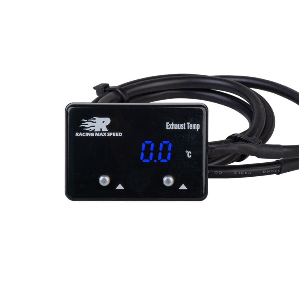POPLIS Digital Universal Exhaust Temperature Indicator with Sensor for ...