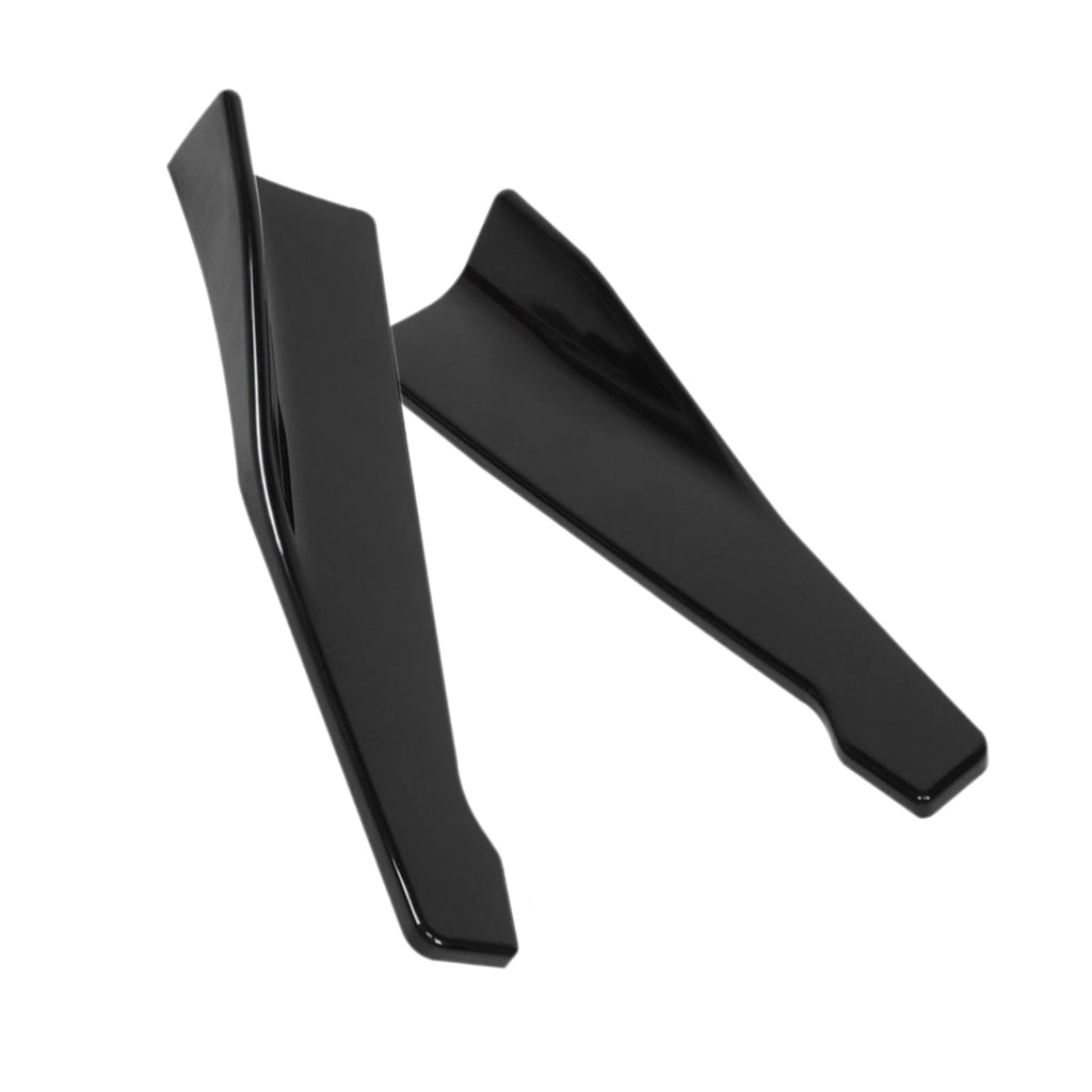 POPLIS Easy Install Car Side Skirt Extensions Rear Bumper Lip Guards ...