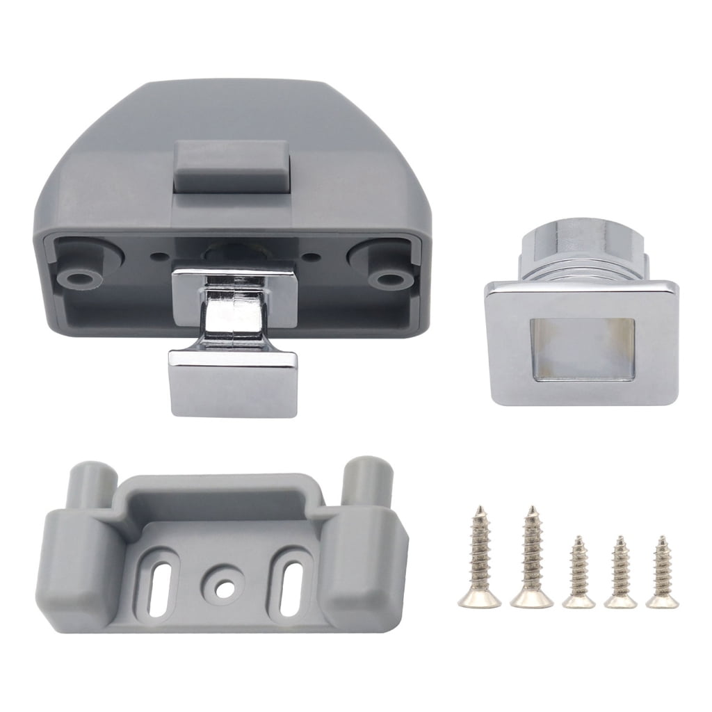 POPLIS Easy Installation Square Drawer Push Lock for Yacht Marine ...